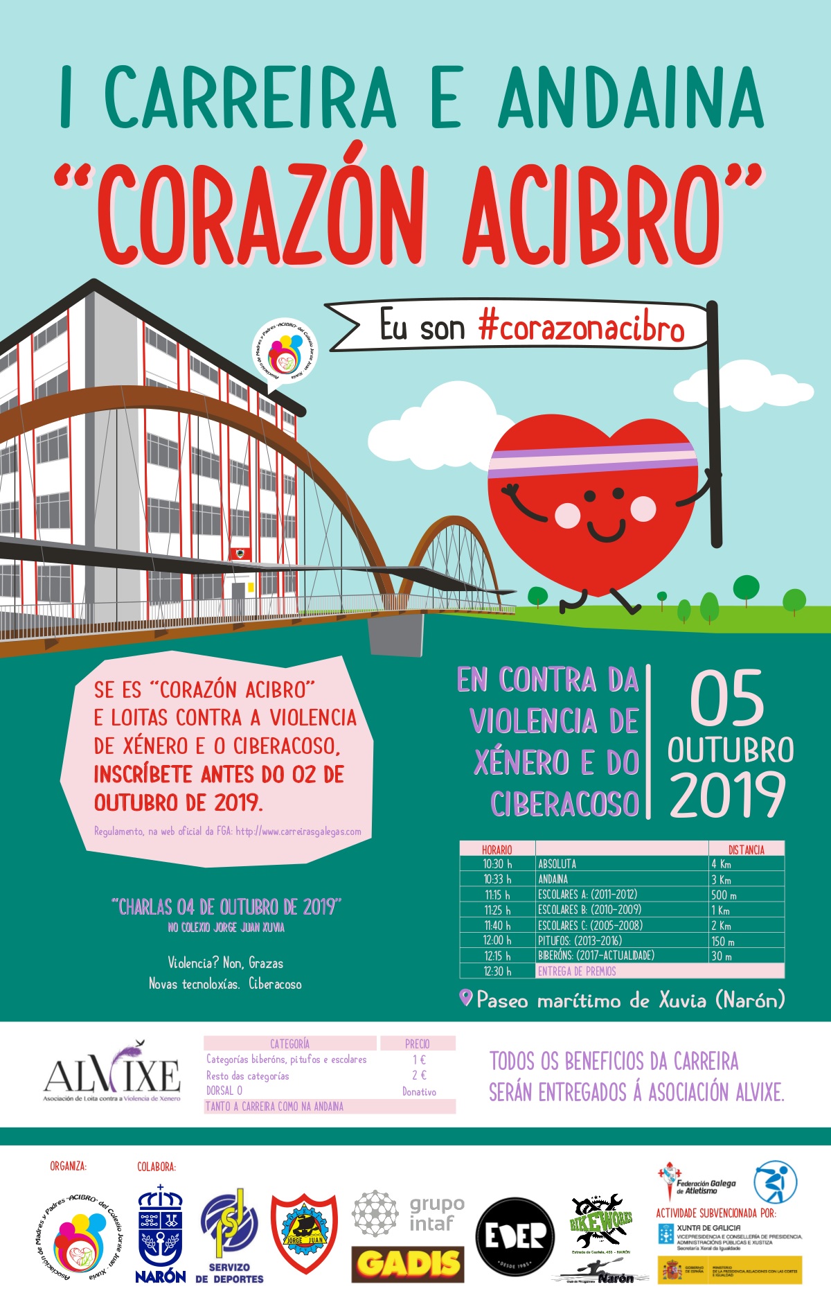 I Carreira e Andaina “Corazón ACIBRO” - Federación Galega de Atletismo